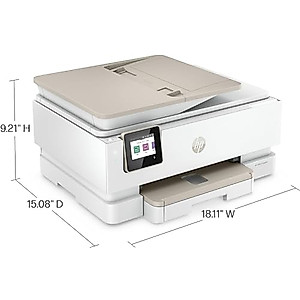 HP Envy Inspire 7955e Wireless Color All-in-One Printer with 6 Months Free Ink (1W2Y8A) (Renewed Premium),White