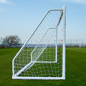 QuickPlay Q-Fold Match Soccer Goal – 30-Second Folding Design for Easy Setup | Portable Soccer Net Goal for Backyard | Weatherproof Soccer Goal Post for Adults & Kids – [Single Goal]