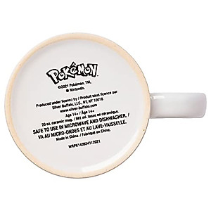 Silver Buffalo Pokemon Snorlax But First Coffee Ceramic Mug, 20 Ounces
