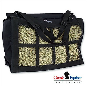 Classic Equine Deluxe Top Load Hay Bag Black