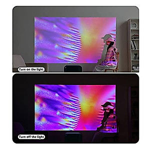 4K Projector 1080P Full HD Lumen Smart TV Box Office Home Theater Video Movie Laser (Color : B, Size : EU Plug)