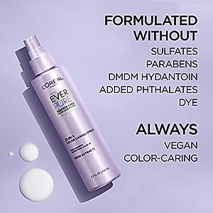 L’Oréal Paris Sulfate Free Moisture 21-in-1 Leave-In Conditioner for Dry Hair, EverPure, 6.8 fl oz (Packaging May Vary)