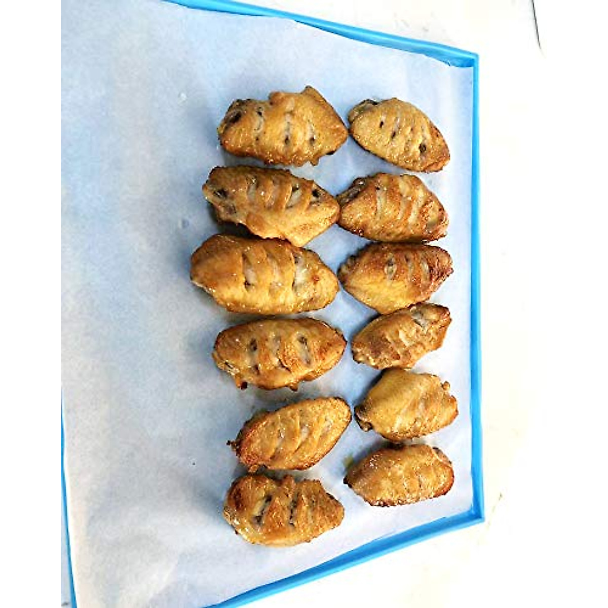 ASIBT Silicone Cake Roll Maker ,Silicone Baking Mat,Multipurpose Silicone Nonstick Pastry Mat , Swiss Roll Cake Mat Flexible Baking Tray Mold Baking-2pack(10''12'', Blue)