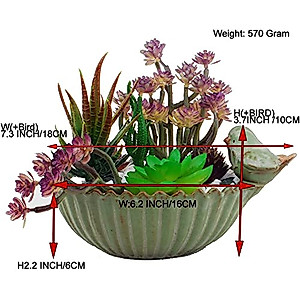 NWFashion Special Design Fun Garden Flower Planter Succulent Pot Planter (Bird)