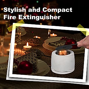 Tabletop Fire Pit, Indoor Table Top Firepit, Patio Alcohol Concrete Fire Pits Outdoor Fireplaces, Round Fire Pit for Making Smores in Patio, Garden, Balcony