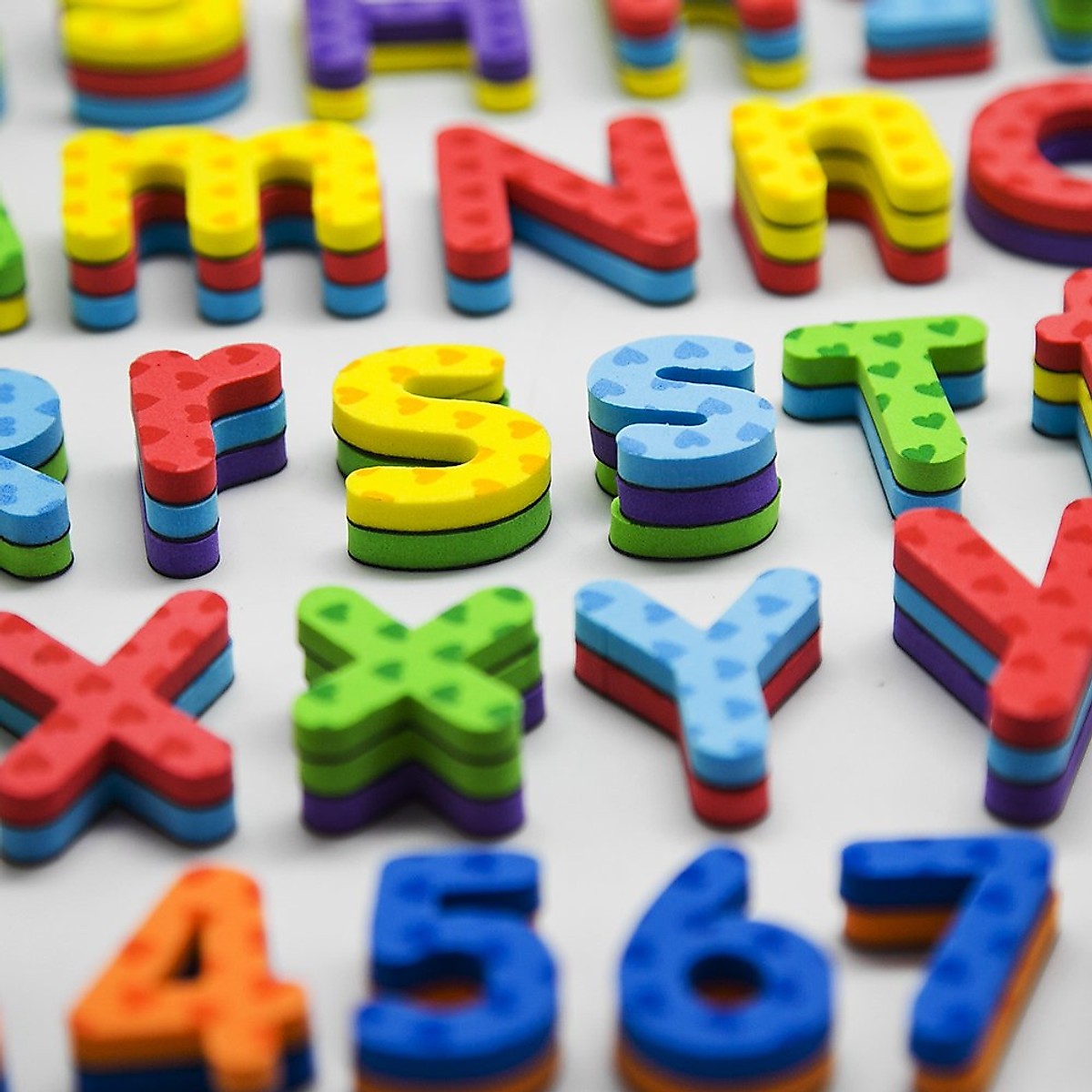 Magnetic Letters and Numbers, Fun Alphabet Kit for Kids, ABC Educational Toys, Refrigerator Magnets with Dry Erase Magnetic Board Preschool Toy - 112PCS