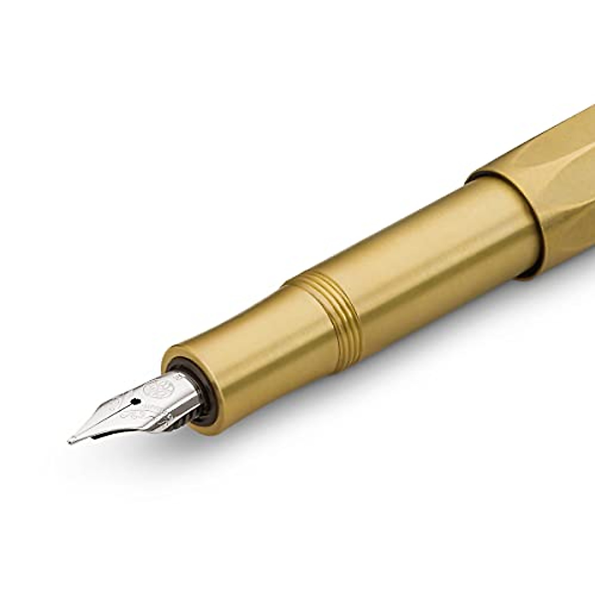Kaweco Sport Fountain Pen, Spring Strength, Medium, Brass