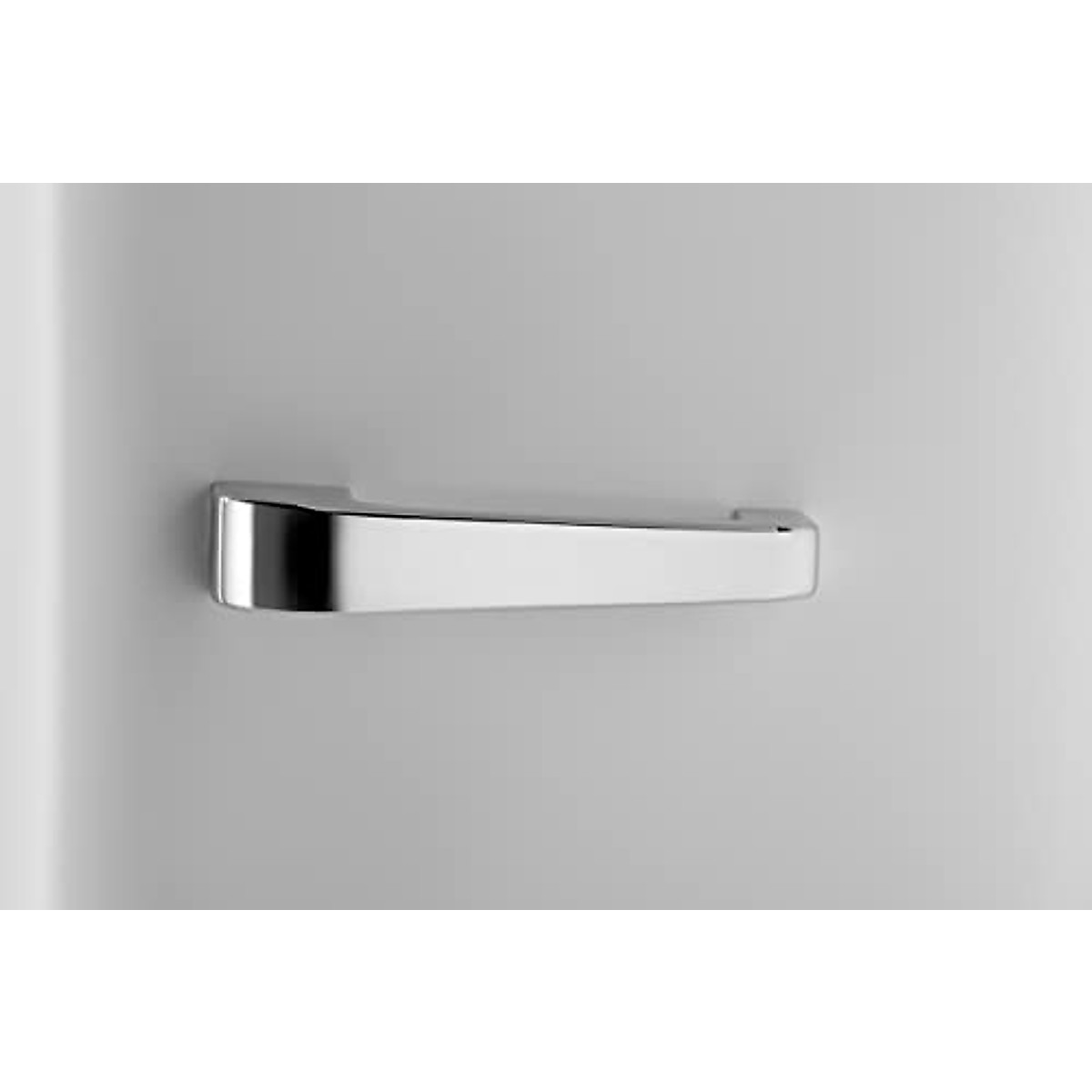 iio 24" 10 Cu Ft Top Freezer Retro Refrigerator, Small, with Mini Ice Cube Tray, 4 Glass Shelves, LED, 1 Crisper, Fridge for Bedroom, Dorm RV Office Beverage, Quiet Compressor, Freestanding (White)