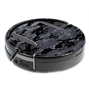 MightySkins Skin Compatible with Shark Ion Robot R85 Vacuum Minimum Coverage - Digital Camo | Protective, Durable, and Unique Vinyl wrap Cover | Easy to Apply, Remove | Made in The USA