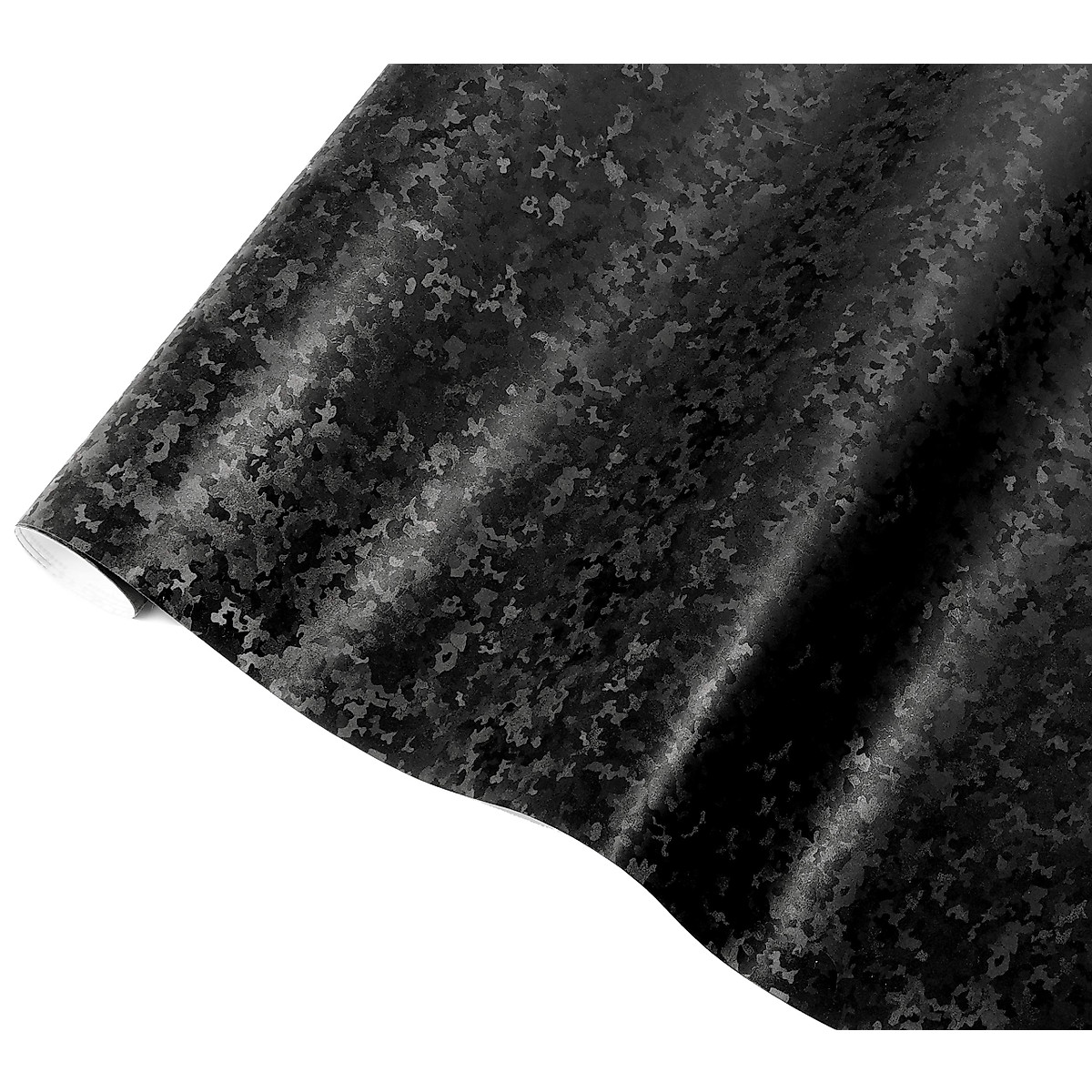 VViViD+ Black Stealth Small Patternless Camouflage Vinyl Wrap Roll (1.5ft x 5ft)