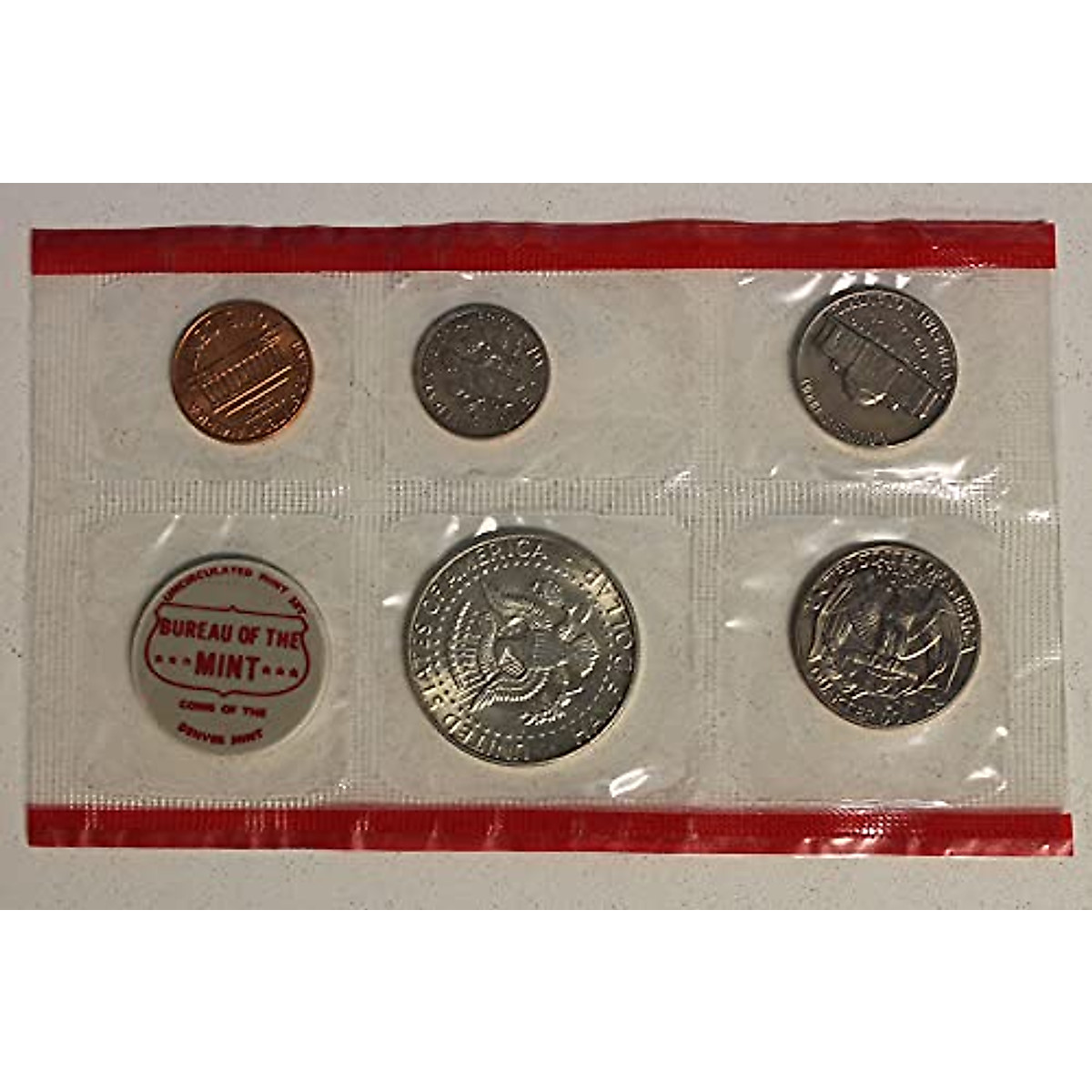 1970 United States Mint Uncirculated Coin Set in Original Government Packaging