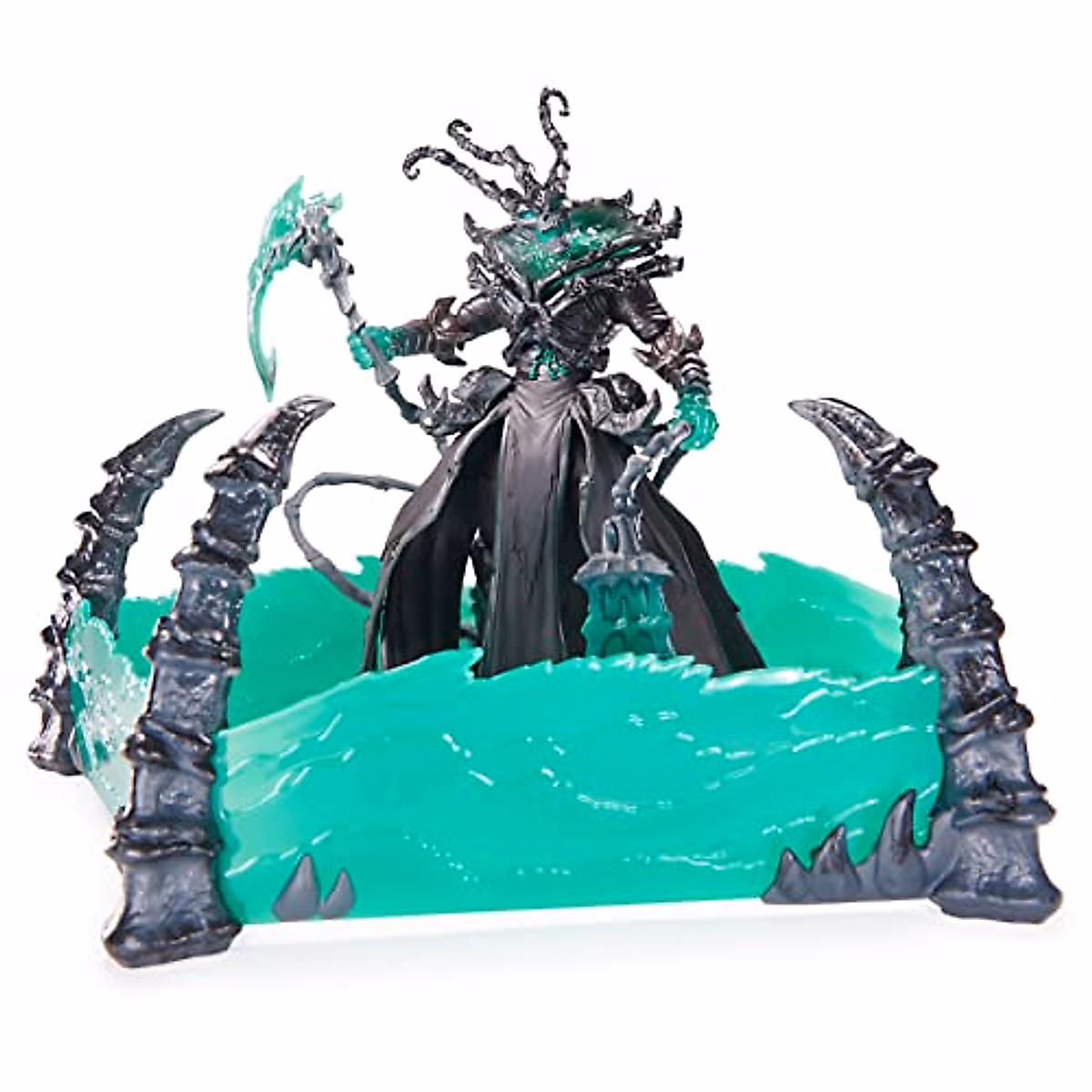 League of Legends, 2-Pack, Official 6-Inch Senna and Thresh Collectible Figures, Glow-in-The-Dark with 4 Accessories, The Champion Collection, Collector Grade, Ages 14 and Up