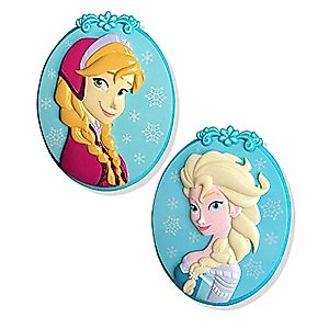 Frozen Elsa BocaClips by O2COOL, Beach Towel Holder, Clips, Set of 2, Beach, Patio or Pool Accessories, Portable Towel Clips, Chip Clips, Secure Clips 2 Packs of 2 Elsa and 2 Anna = 4 Towel Clips