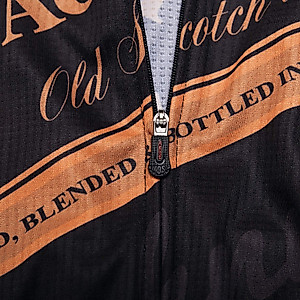 PSPORT Men's Cycling Jersey Funny Bike Shirt Short Sleeve Road Biking Jersey Bicycle Clothing Tops with 3 Rear Pockets