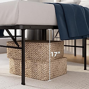 ZINUS SmartBase Heavy Duty Mattress Foundation, 18 Inch Metal Platform Bed Frame, No Box Spring Needed, Sturdy Steel Frame, Underbed Storage, Twin XL