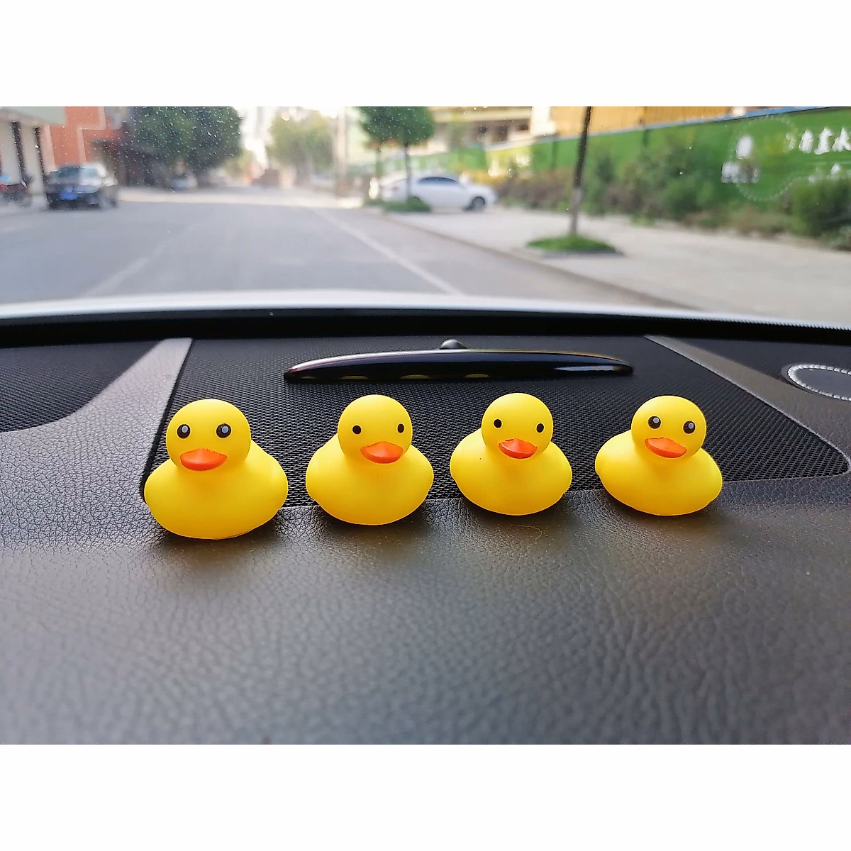 50PCS Super Mini Rubber Duck Bath Duck Toys for Toddlers Boys Girls,Squeak and Float Rubber Ducks in Bulk Baby Shower Duck Decorations Party Favors (1.6'')