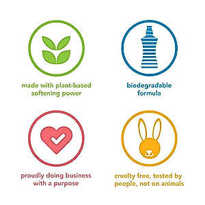 Method Fabric Softener, Beach Sage, 45 loads, Reduces Static Cling, 53.5 Ounces (Pack of 4)