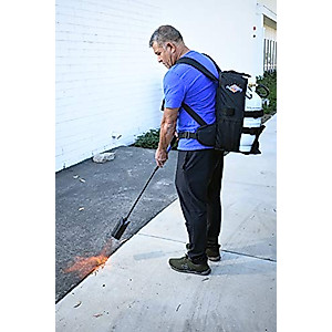 Flame King YSNBKPK Backpack for 11LB or 5lb Propane Tank, Black