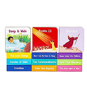 My Little Library: Bedtime Bible Stories (12 Board Books)