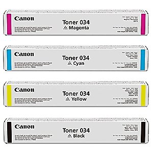 Canon CRG-034 Standard Yield 4-Color Toner Cartridge Set