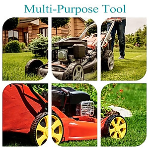 Atunee MIU14395 D125 Air Filter Tune Up Kit for John Deere D100 D105 D125 D130 D140 D110 E140 E130 E100 E120 LA145 LA135 Z255 Z235 X330 Lawn Mower with 42 inch Mower Deck Belt Spark Plug