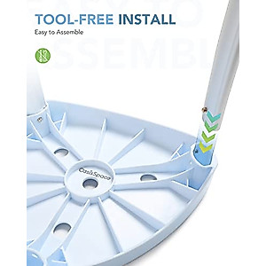 OasisSpace Corner Shower Stool - Triangle Spa Shower Seat for Inside Shower, Shower Shaving Stool for Adults, Shower Chair with Anti-Skid Rubber Feet for Small Shower