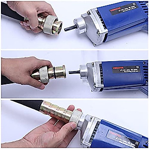 Bizoepro Hand Held Power Concrete Vibrators 13000 VPM Electric Concrete Vibrator 800W 3/4 HP Handheld Construction Portable Pencil Concrete Vibrabrater