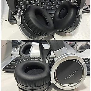 YunYiYi 1 Pair Replacement Ear Pads Foam Earpads Cushions Pillow Cover Cups Repair Parts Compatible with Sony MDR-XD200 MDR-XD150 Headphones