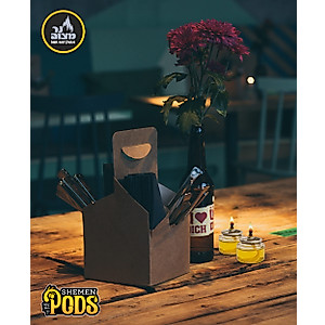 Ner Mitzvah Extra Virgin Olive Oil Shabbat Candles - 4 Hour Olive Oil Candles - 24 Pack Pre-Filled Shabbos Candles with Quick Light Technique