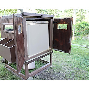 SMETA Propane Refrigerator RV 3 way Off Grid Camper Fridge Outdoor Refrigerator for Patio 12V/110V/Gas LPG, No Noise, Solar Fridge for RV Garage, Single Door, 3.5 Cu.Ft, White