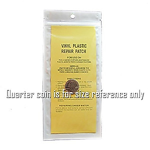 Vinyl Pool Patch Kit Adhesive Repair Slits and Leaks on Inflatable Above Ground Swimming Pool Pack of 2