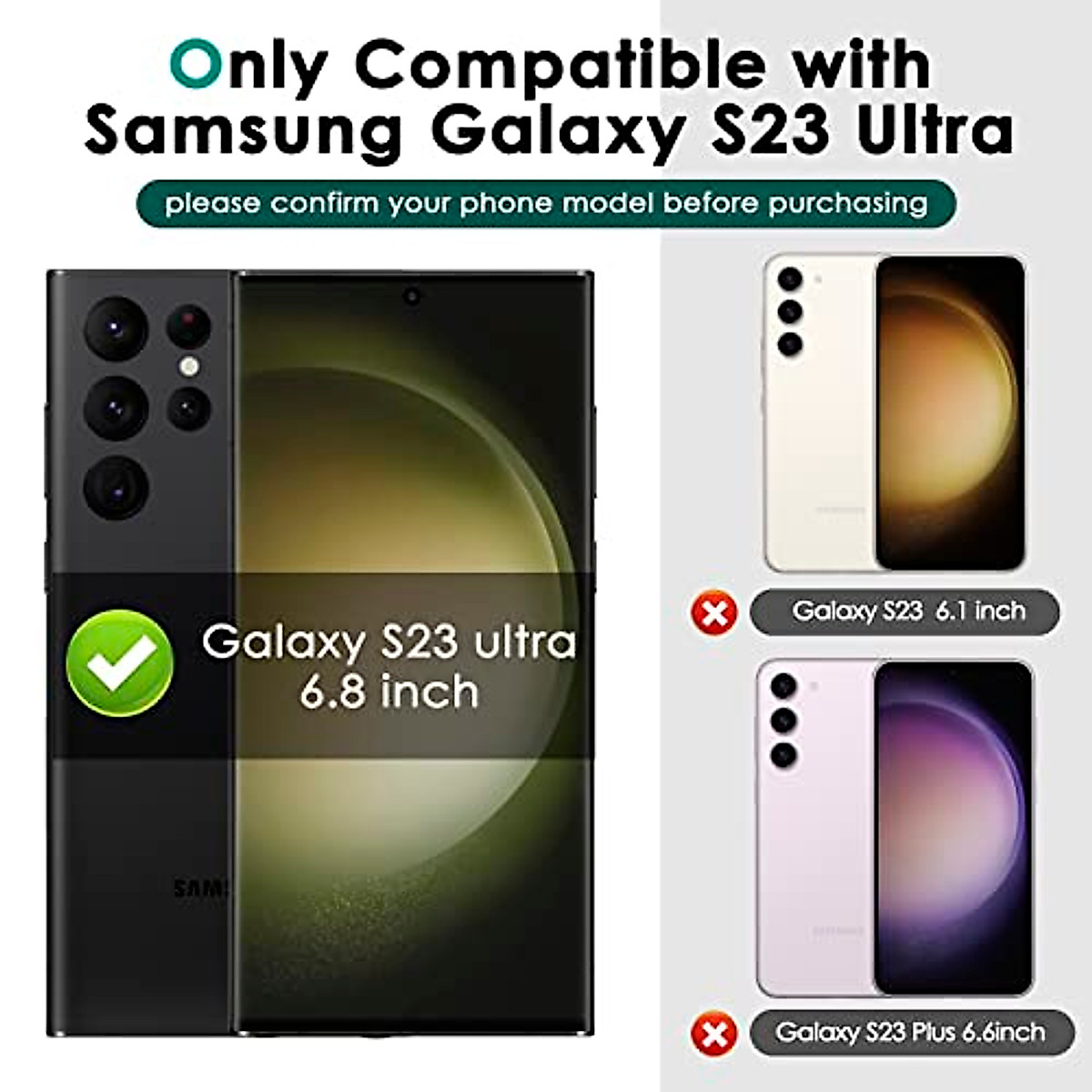 MIUOLV for Galaxy S23 Ultra Screen Protector, [3 Pack] Samsung Galaxy S23 Ultra Screen Protector, Soft EPU [Not Glass] Hydrogel Film Full Covered, High Definition, Scratch Self Recovery, Bubble Free