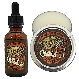 GRAVE BEFORE SHAVE™ CARAMEL MOCHA BEARD PACK (Caramel Mocha Coffee Scented)