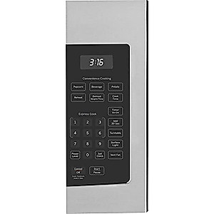 GE JVM3160RFSS 1.6 Cu. Ft. Over-the-Range Microwave Oven Stainless Steel Bundle with 2 YR CPS Enhanced Protection Pack