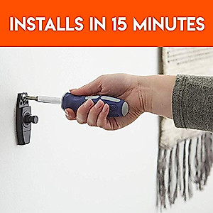 ECHOGEAR Speaker Wall & Ceiling Mount Pair - Universal Design Works with Vizio, Sony, & More - Tilt & Swivel Without Tools for Surround Sound - Easy to Install Indoors & Outdoors