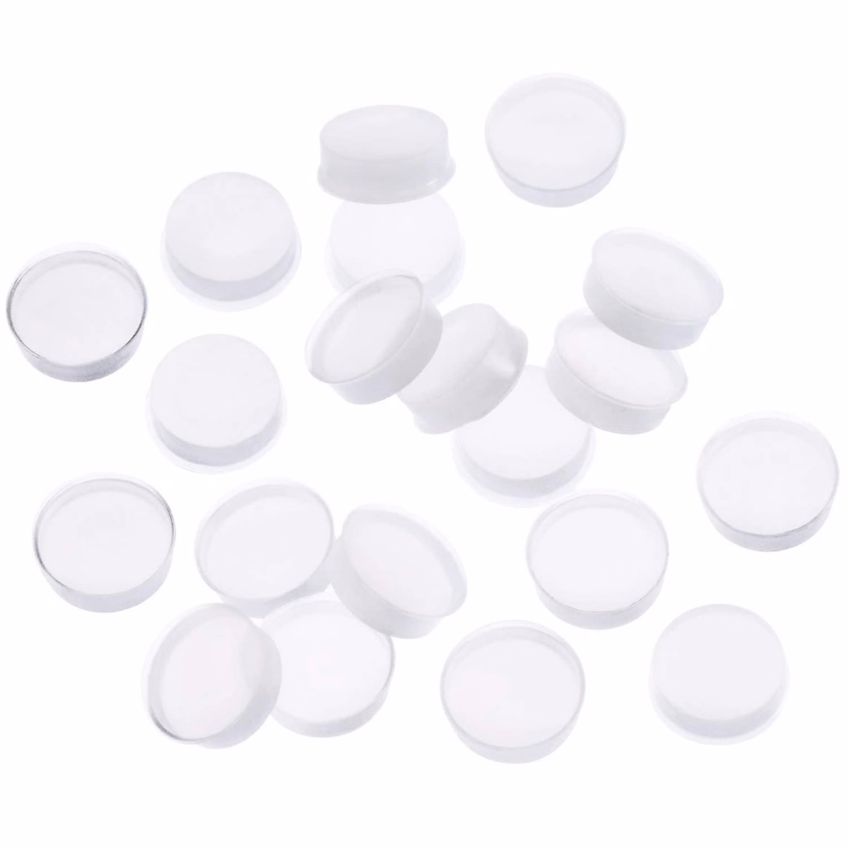 Canomo Pack of 20 Soft Rubber Silicone Flute Plugs Open Hole Plug Flutes Repair Parts Accessories, 7 X 3mm