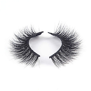 Lashes Mink Natural False Eyelashes - Bepholan Fake Eyelashes Natural Look 3-Pack Cat Eye Lashes Manga Eyelashes Fluffy,XMZ208