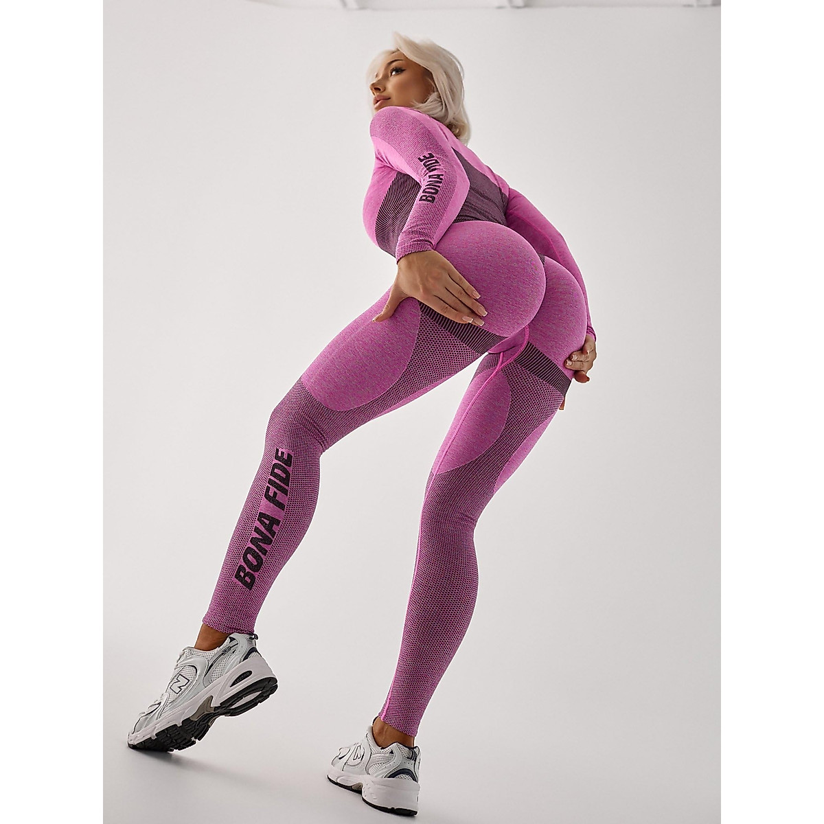 Bona Fide Premium Quality High Waist Seamless Leggings for Women - Workout Butt Lifting Leggings with Tummy Control for Gym, Yoga