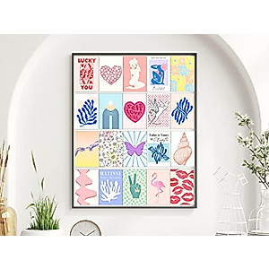 JUJU'S VIBES 50pcs Coconut Girl Room Decor Aesthetic Collage Posters, That Vanilla Girl Aesthetic Preppy Wall Collage, Cute Danish Pastel Wall Collage Kit Aesthetic Cute Pictures for Bedroom Decor, Photos for Dorm, Wall, Clean Girl Room Decor for Teen, Co