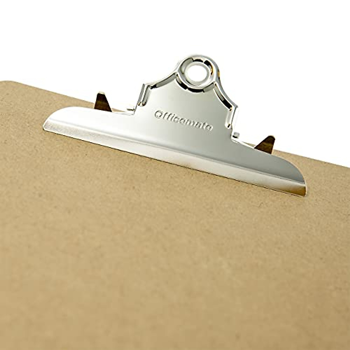 Officemate Recycled Wood Clipboard, Letter Size, 9" x 12.5" with 6" Clip, 3 Pack (83133),Brown