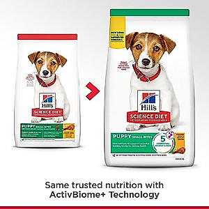 Hill's Science Diet Dry Dog Food, Puppy, Small Bites, Chicken Meal & Barley Recipe, 15.5 lb. Bag