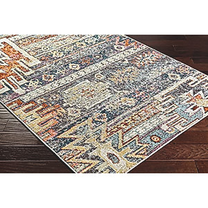 Artistic Weavers Ashens Rustic Area Rug,7'10" x 10'3",Denim