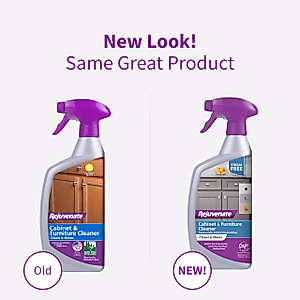Rejuvenate Cabinet & Furniture Cleaner pH Neutral Streak and Residue Free Cleans Restores Protects