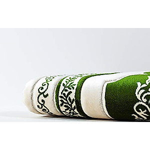 VISCO LOVE Memory Foam Area Rug & Runners (Prayer Rug) (Green)