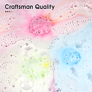 iHave Bath Bombs for Women, 12 Small Bath Bomb Bubble Bath Set Spa Gifts for Women, Natural Handmade Bath Bombs Rich in Essential Oils, Romantic Gifts for Her