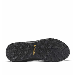 Columbia Men's Trailstorm Waterproof Hiking Shoe, Dark Grey/Bright Gold, 11