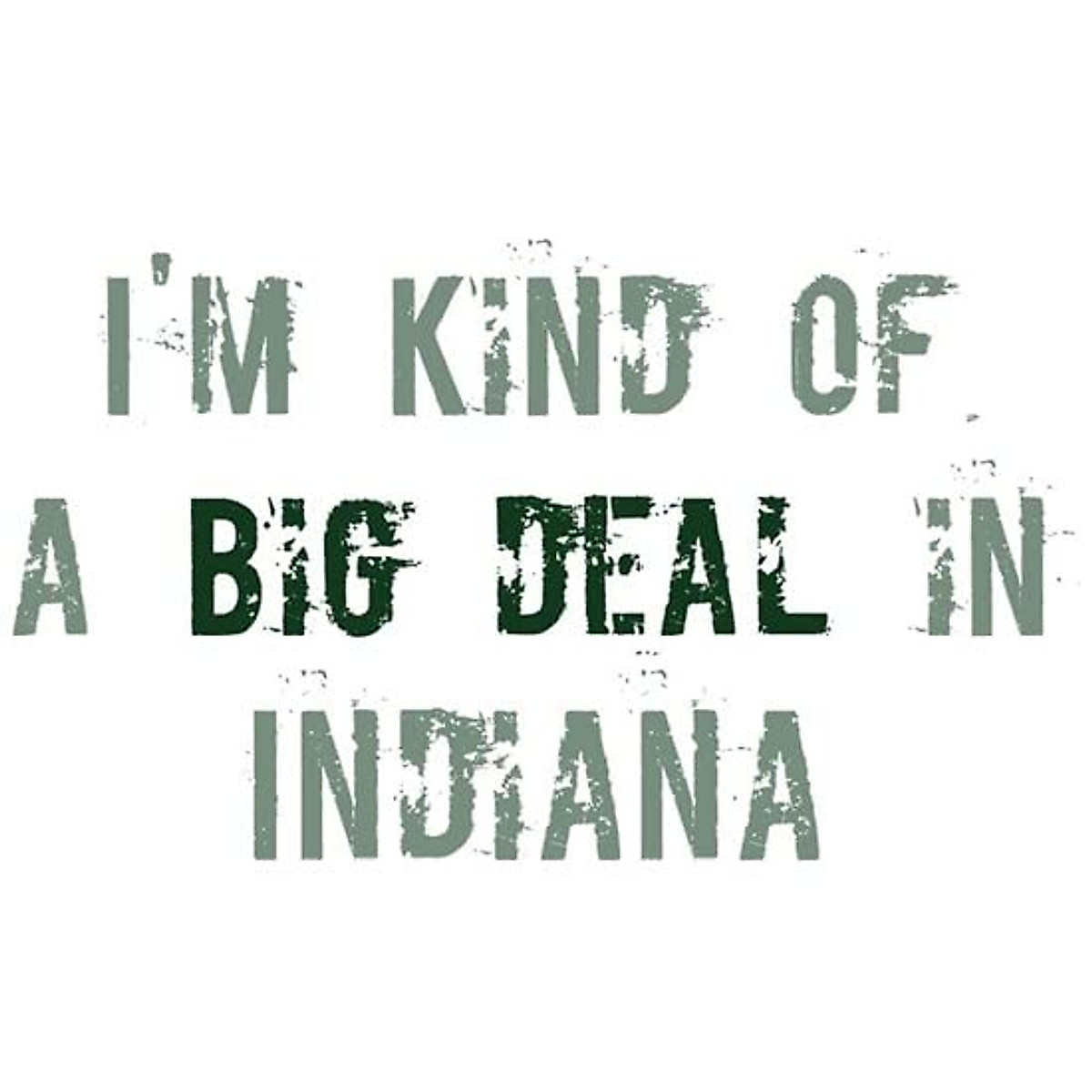 CafePress Big Deal In Indiana Mug Ceramic Coffee Mug, Tea Cup 11 oz