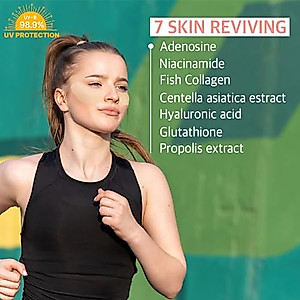 BLOCK&CARE Golf Patches for Sun Protection UV Protection Facial Patches for Outdoor Activities 5Pairs of Sunblock Gel Patches with Skincare Ingredients. (1 PACK, Petit Golf Patch (Medium))