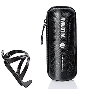 Bike Tool Bags, Road Bike Kit Tool Bag, Bike Storage with Water Bottle Holder, Repair Kit Capsule Hard Shell Bicycle Bag, Mountain Bicycle Tool Pouch Bike Tool Mount, Repair Tool Wrap Case, No Tool