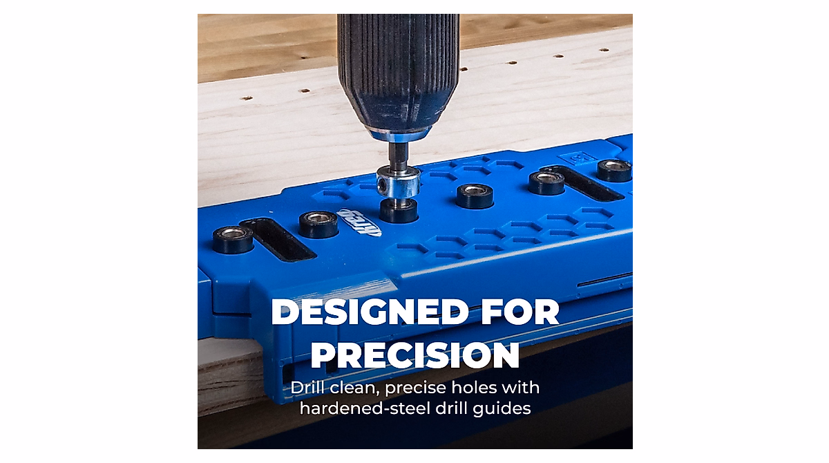 Kreg KMA3225 Shelf-Pin Jig 1/4" (6 mm) - Shelf Pin Drilling Jig ...